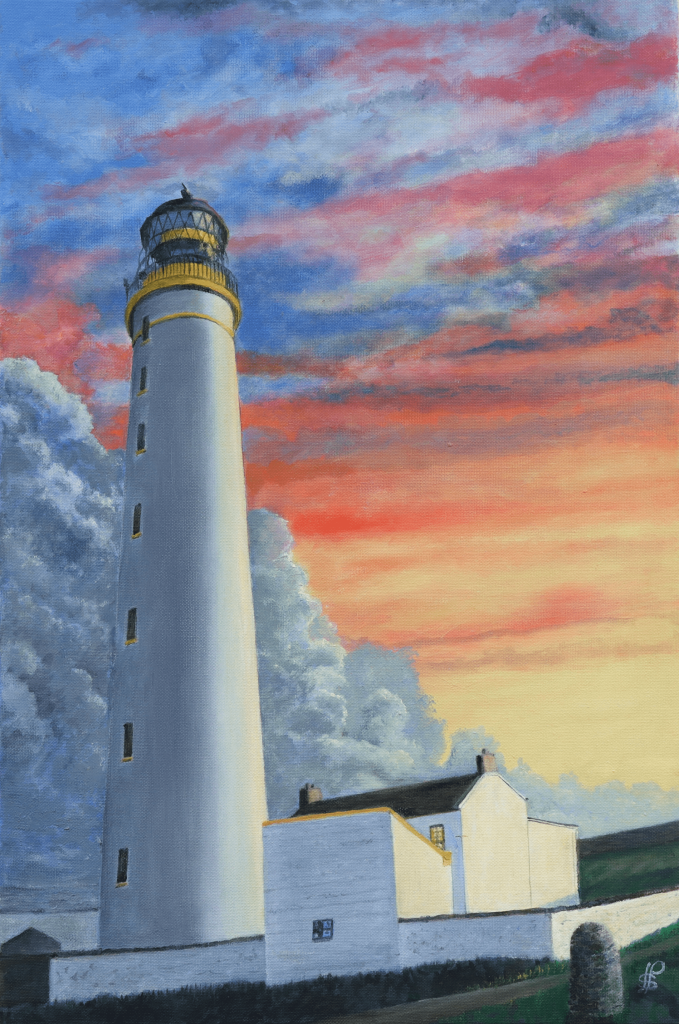Scurdie Ness Lighthouse, Ferryden - EAS Art Gallery Dundee