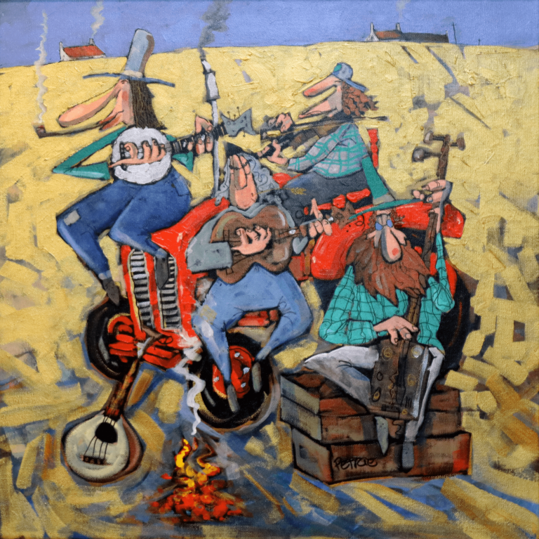Massey Ferguson Hillbillies - EAS Art Gallery Dundee